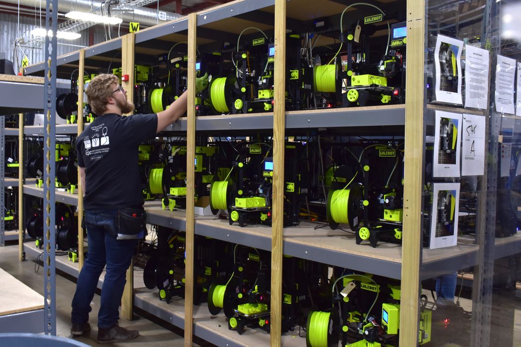 Could This Be The Second Biggest 3D Print Farm In The World? « Fabbaloo