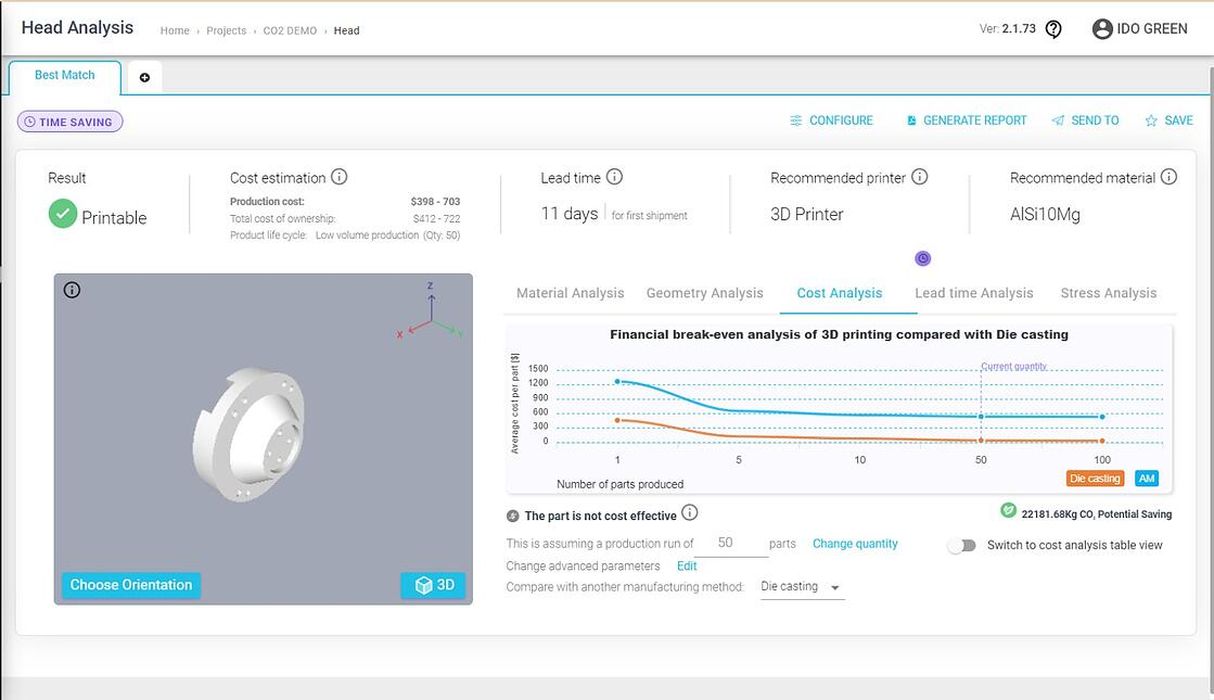 CASTOR Now Measures 3D Printed Part Carbon Emissions « Fabbaloo