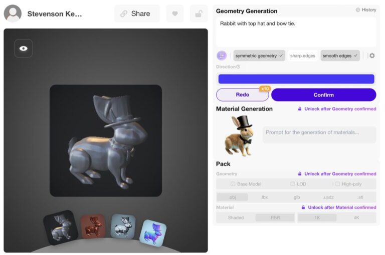 New Text to 3D Tool Produces High Quality 3D Models in Minutes « Fabbaloo