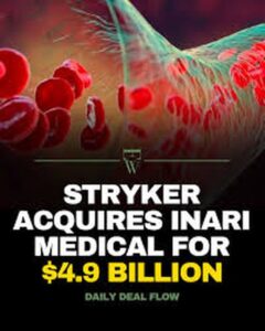 The MedTech Merger Shaping the Future: Stryker Acquires Inari Medical ...