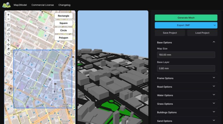 Map2Model Offers Accessible Way to Generate Cityscapes for 3D Printing ...