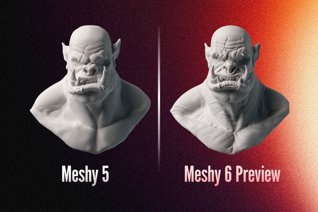 Meshy.ai Launches Meshy 6 Preview With Major Advances in 3D Model Quality « Fabbaloo