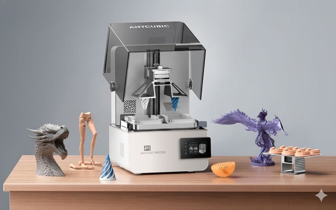 Anycubic's Photon P1, the First Dual-Vat Multicolor Desktop Resin 3D ...
