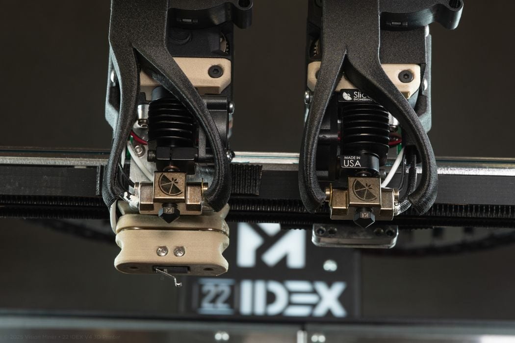 Vision Miner 22 IDEX V4 Delivers Inexpensive PEEK-Class 3D Printing ...