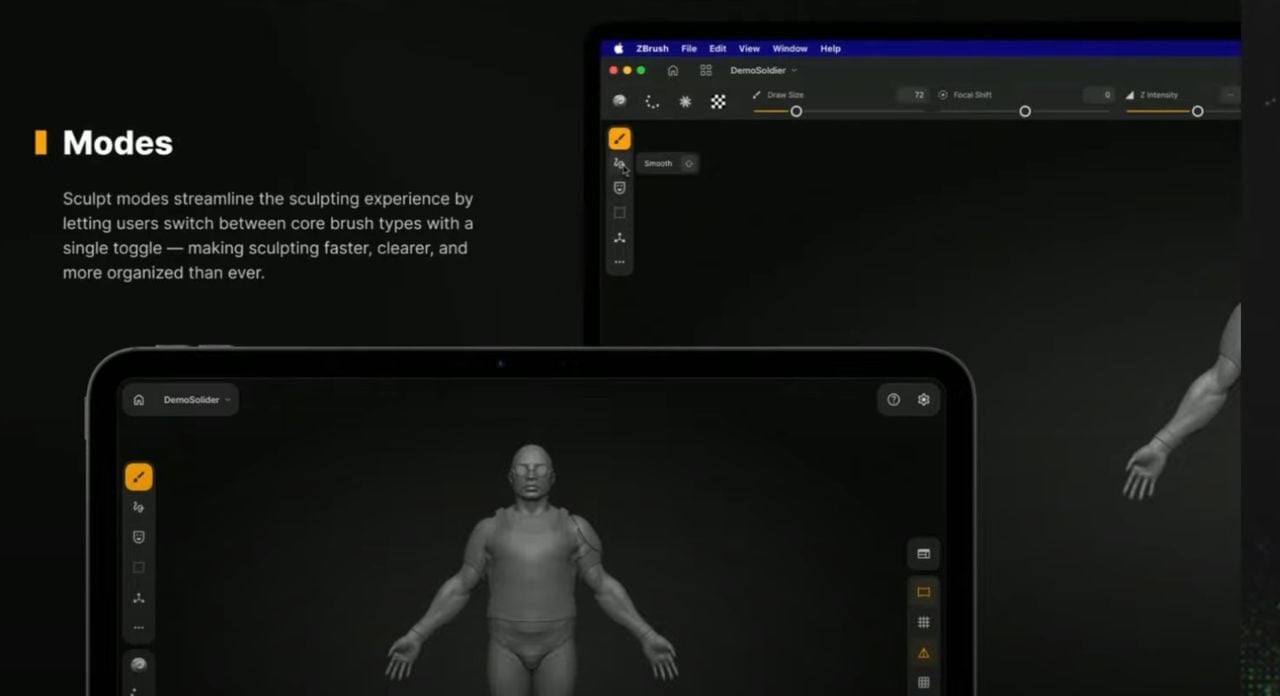 Maxon Finally Unveils Modern ZBrush Interface « Fabbaloo