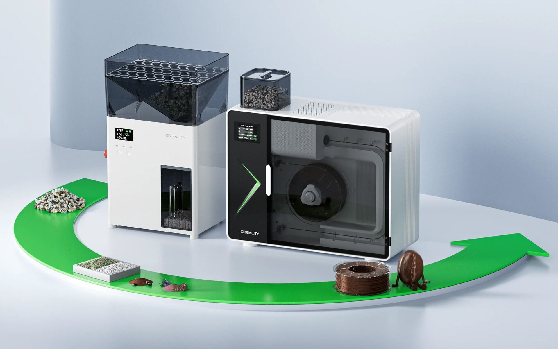 Creality Officially Launches Filament Maker M1 and Shredder R1 ...