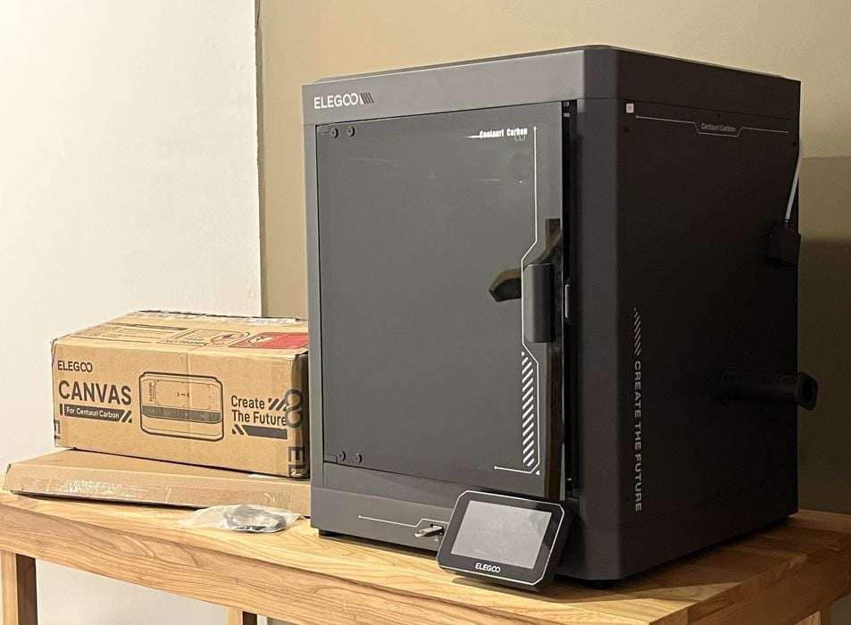 Hands On with the Elegoo Carbon Centauri CANVAS Upgrade, Part 1 « Fabbaloo